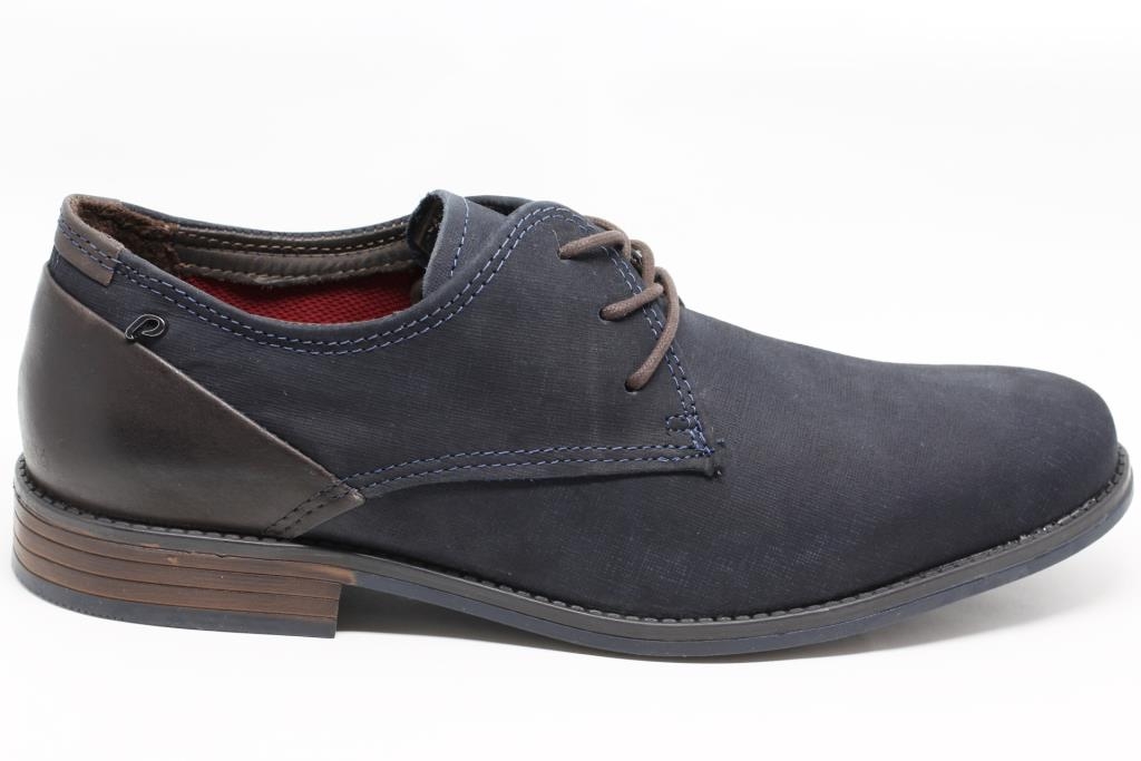 Sapato homem clássico PEGADA em nobuk com palmilha de conforto ...